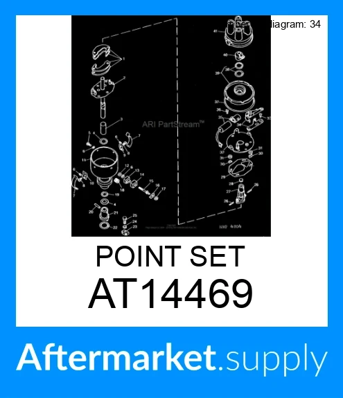 AT14469 - POINT SET fits JOHN DEERE | Price: $13.99 to $59.10