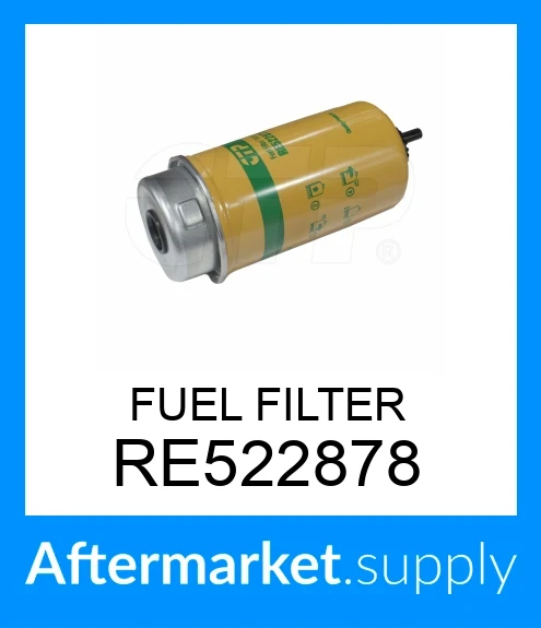 RE522878 - FUEL FILTER fits JOHN DEERE | Price: $11.89 to $229.00