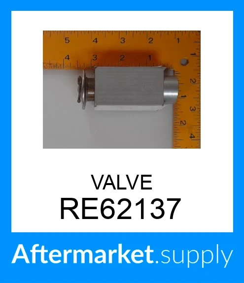 RE62137 - VALVE (AL160645, RE529320, RE504198, AL77579) fits JOHN DEERE ...