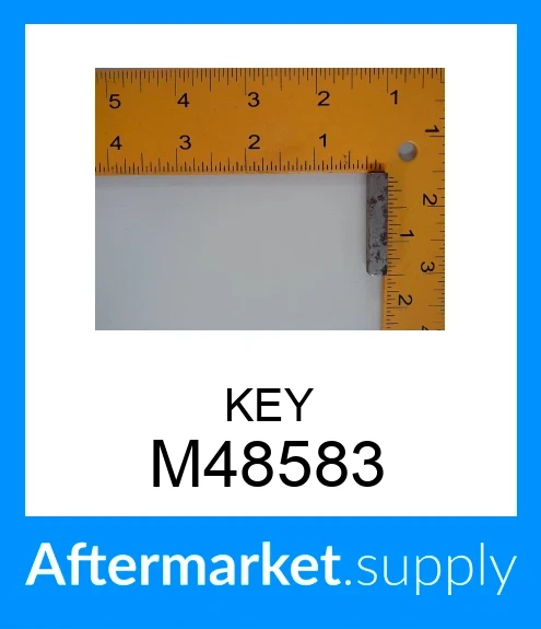 M48583 - KEY fits JOHN DEERE