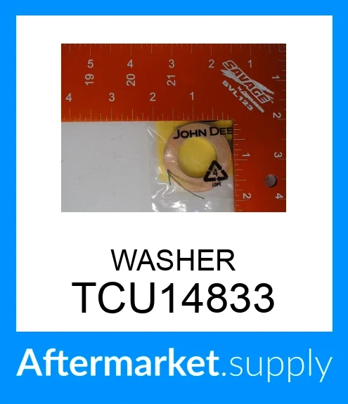 TCU14833 - WASHER fits JOHN DEERE | Price: $7.74