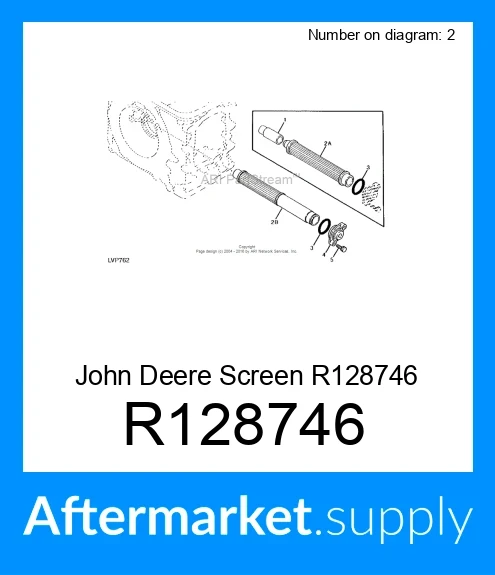 r128746 - Screen fits JOHN DEERE | Price: $59.99 to $293.97
