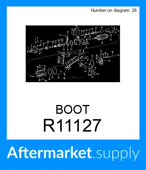 R11127 - BOOT fits JOHN DEERE | Price: $15.00 to $27.95