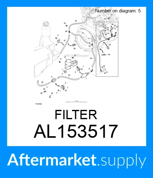 AL153517 - FILTER fits JOHN DEERE | Price: $29.99 to $138.99