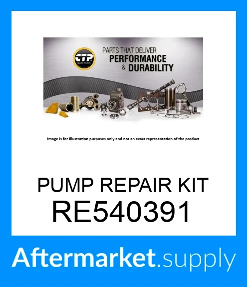 RE540391 - PUMP REPAIR KIT fits JOHN DEERE | Price: $754.31