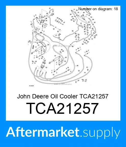 tca21257 - Oil Cooler fits JOHN DEERE | Price: $116.99 to $265.16