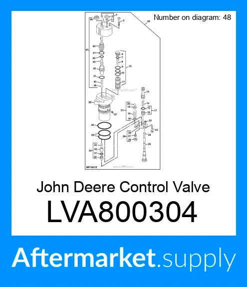 lva800304 - Control Valve fits JOHN DEERE | Price: $2,152.51