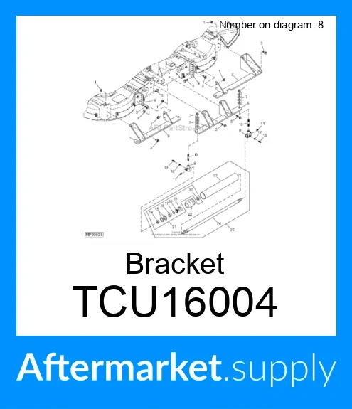 TCU16004 - Bracket fits JOHN DEERE