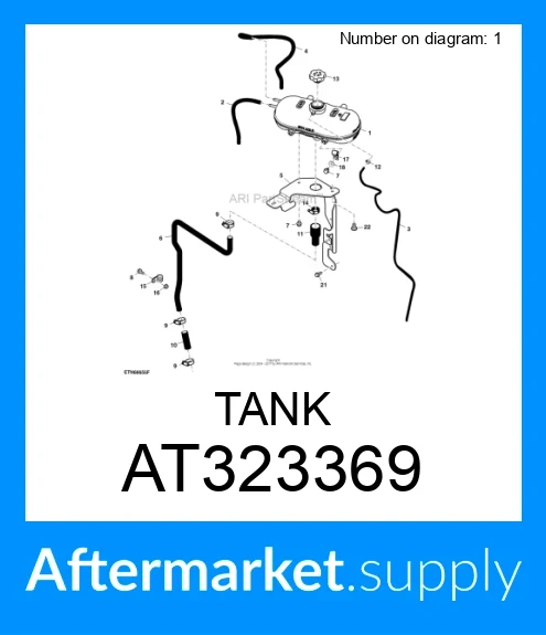 AT323369 - TANK fits JOHN DEERE