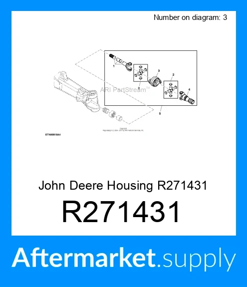 r271431 - Housing fits JOHN DEERE | Price: $91.39 to $631.99