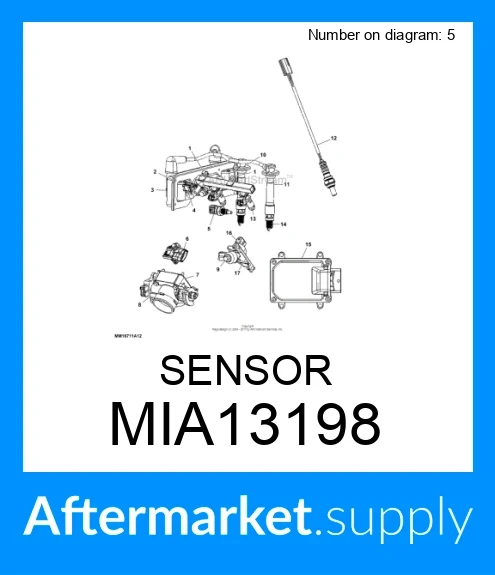 MIA13198 - SENSOR fits JOHN DEERE | Price: $8.94 to $49.46