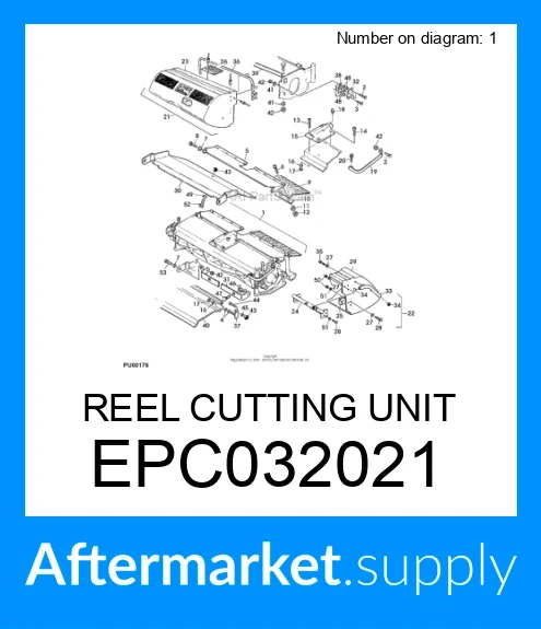 epc032021 - REEL CUTTING UNIT fits JOHN DEERE