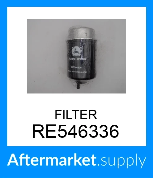 RE546336 - FILTER fits JOHN DEERE | Price: $14.63 to $163.43