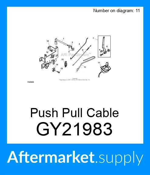 gy21983 - Push Pull Cable fits JOHN DEERE | Price: $10.00 to $423.99