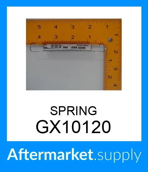 GX10120 - SPRING fits JOHN DEERE | Price: $3.55 to $35.99