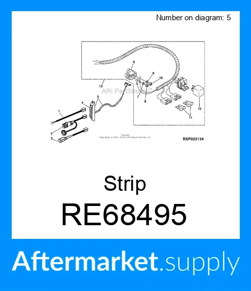 re68495 - Strip fits JOHN DEERE | Price: $17.82 to $241.07