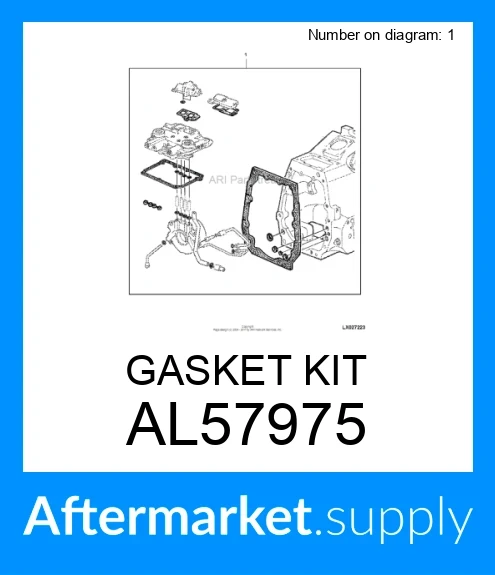 AL57975 - GASKET KIT fits JOHN DEERE | Price: $25.99 to $194.28