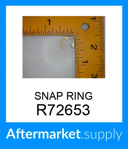 R72653 - SNAP RING fits JOHN DEERE | Price: $0.61 to $34.99