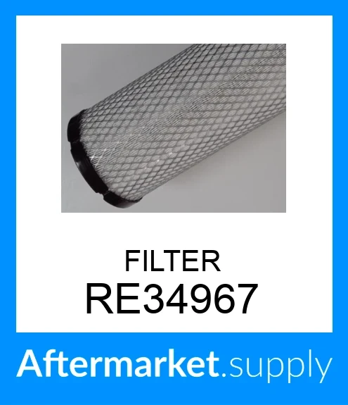 RE34967 - FILTER fits JOHN DEERE | Price: $35.00 to $93.29