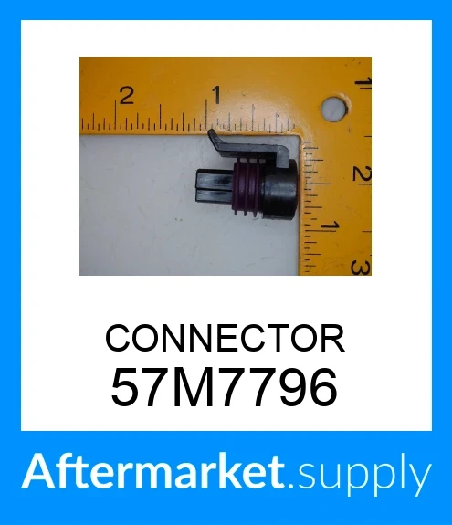 57M7796 - CONNECTOR fits JOHN DEERE | Price: $2.30 to $17.50