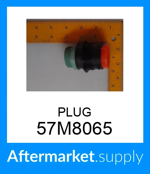57M8065 - PLUG fits JOHN DEERE | Price: $80.95 to $87.58