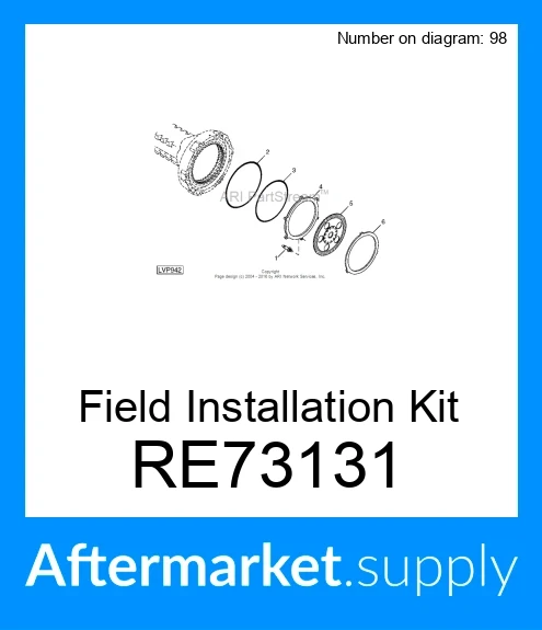 re73131 - Field Installation Kit fits JOHN DEERE