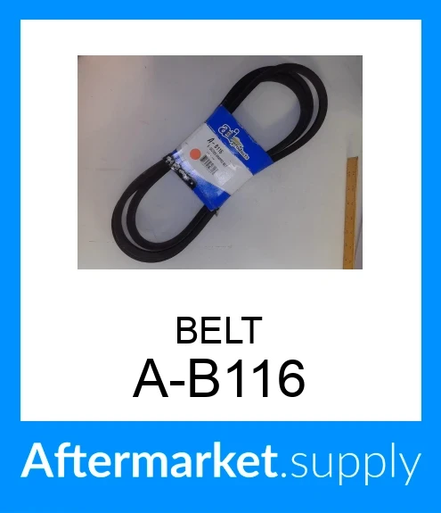A-B116 - BELT fits JOHN DEERE | Price: $16.74 to $102.10