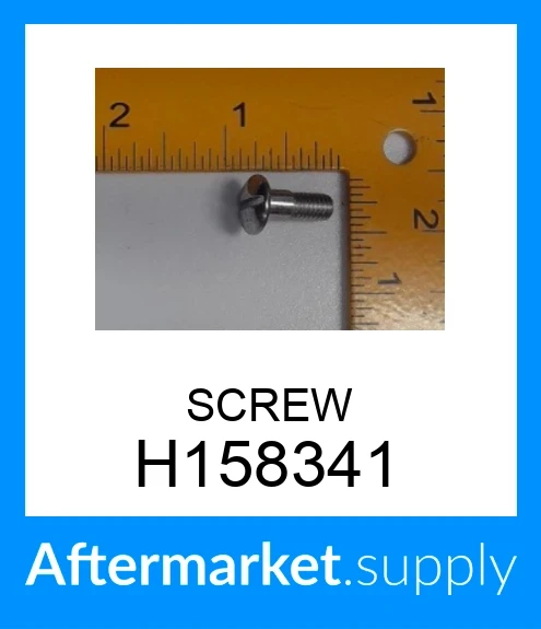 H158341 - SCREW (14M7303, AL55075, X27520) fits JOHN DEERE | Price: $0. ...