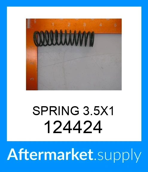 124424 - SPRING 3.5X1 fits JOHN DEERE | Price: $5.60 to $19.96