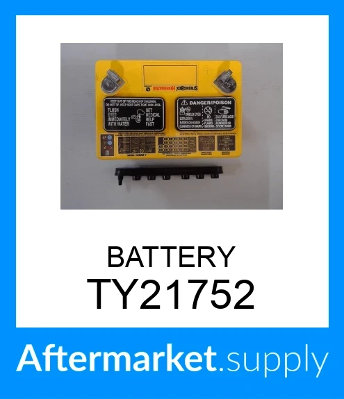 TY21752 - BATTERY fits JOHN DEERE