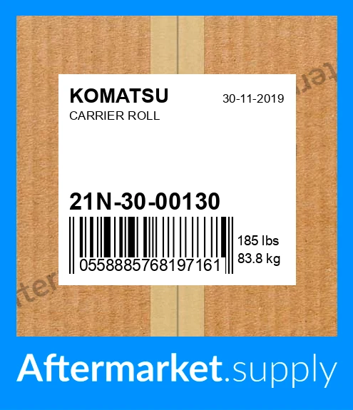 21N-30-00130 - CARRIER ROLL fits KOMATSU | Price: $1,331.00