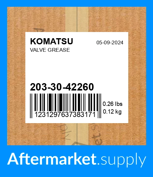 203-30-42260 - VALVE GREASE (07046-43016, 01010-31030, 01010-31030 ...