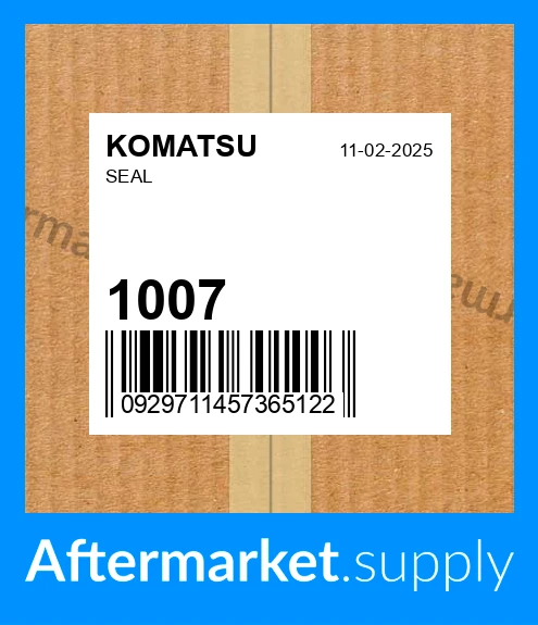 1007 - SEAL (1007) fits KOMATSU | Price: $4.95 to $5,800.00