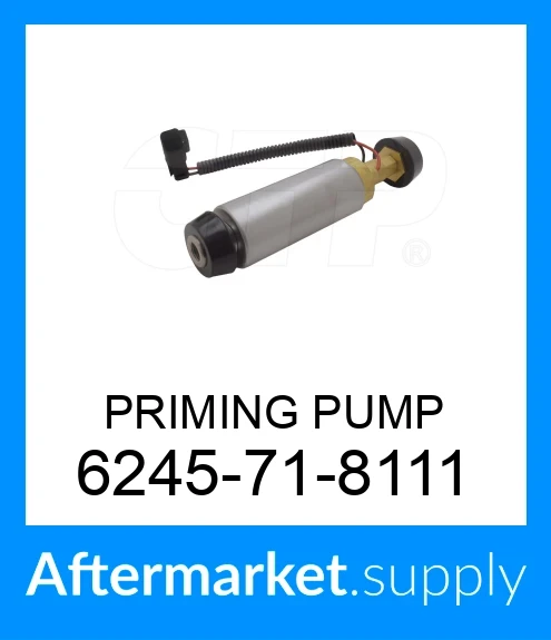 6245-71-8111 - PRIMING PUMP fits KOMATSU | Price: $132.57 to $304.99