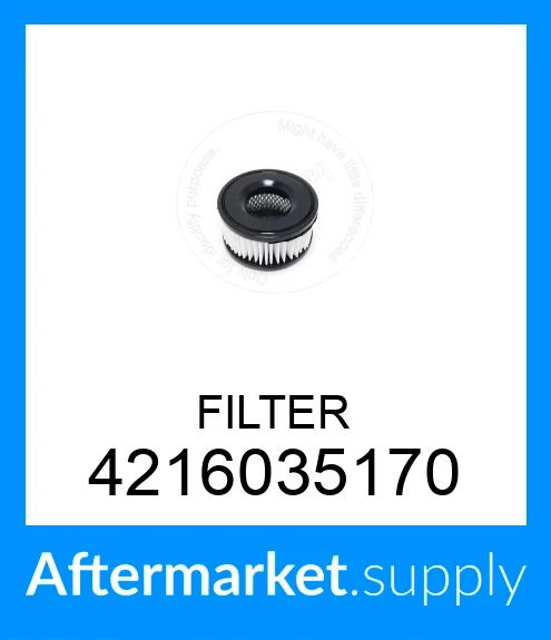421-60-35170 - FILTER fits KOMATSU | Price: $6.80 to $249.98