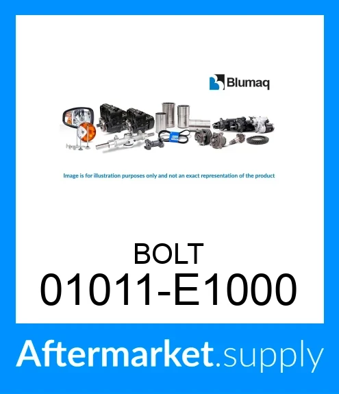 01011-E1000 - BOLT (01011-82445, 01640-11020, 01011-82445, 01011-82445 ...