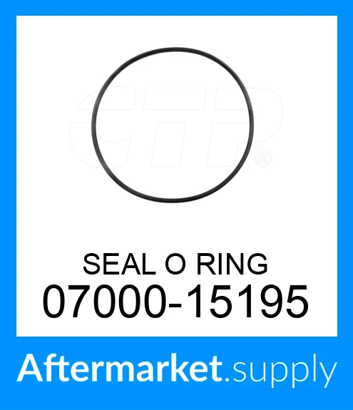07000-15195 - SEAL O RING fits KOMATSU | Price: $2.25 to $15.20
