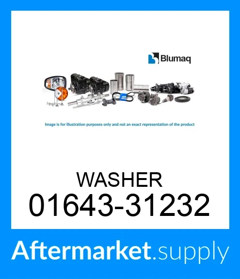 01643-31232 - WASHER (01643-31232, 01643-31232, 01643-31232, 01643 ...