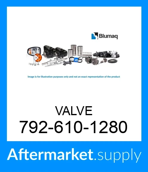 792-610-1280 - VALVE fits KOMATSU | Price: $266.56 to $307.37