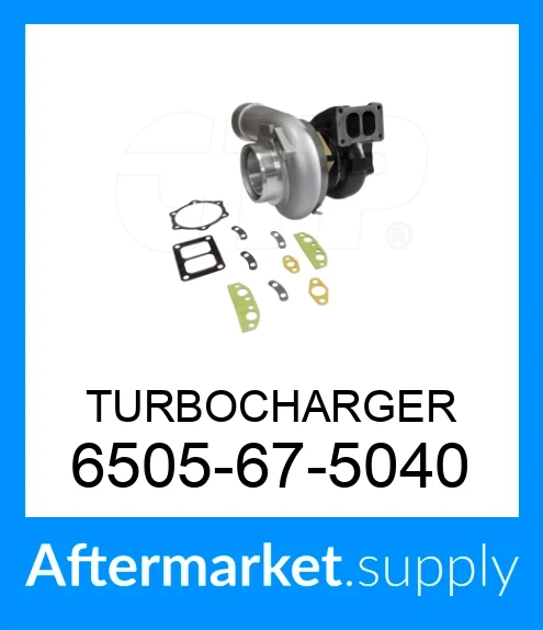 6505-67-5040 - TURBOCHARGER fits KOMATSU | Price: $30.19 to $3,403.00