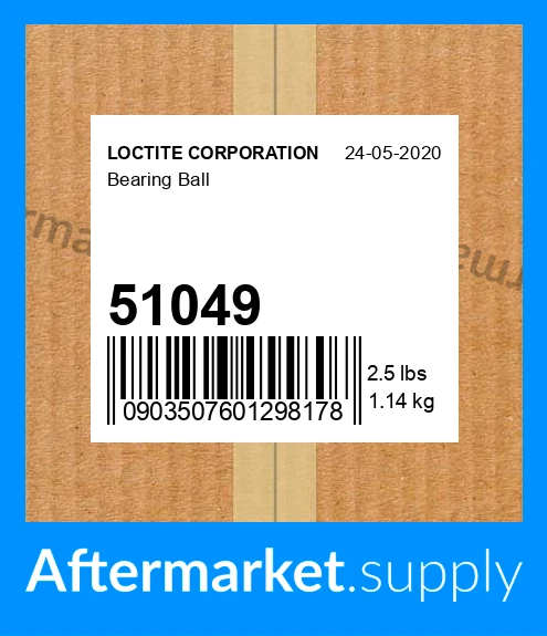 51049 - Bearing Ball fits LOCTITE CORPORATION