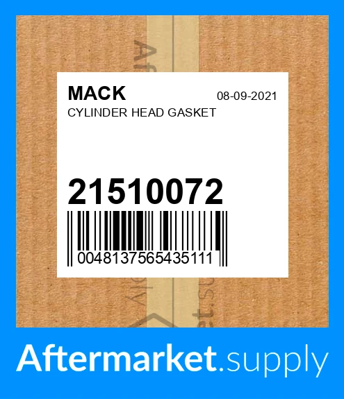 21510072 - CYLINDER HEAD GASKET fits MACK