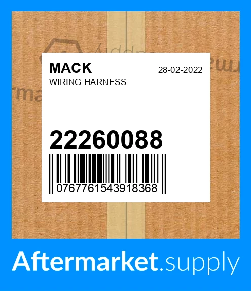 22260088 - WIRING HARNESS fits MACK | Price: $250.00