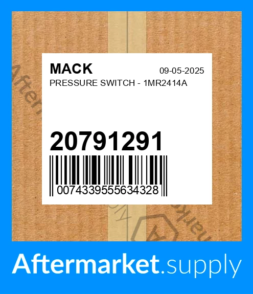 20791291 - PRESSURE SWITCH - 1MR2414A fits MACK | Price: $34.00 to $55.00
