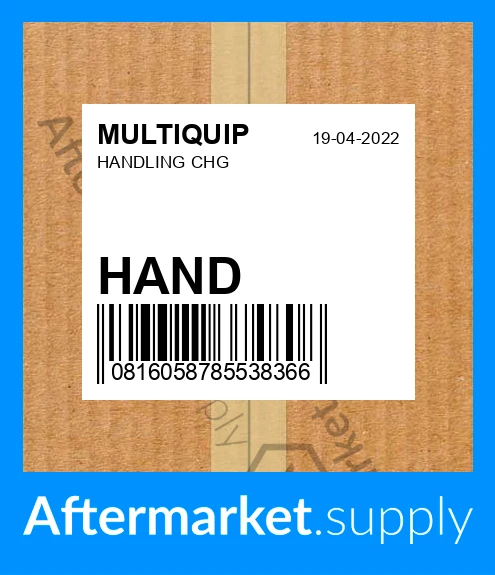 HAND - LING CHG fits MULTIQUIP | Price: $1,388.67 to $3,809.99
