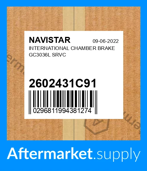 2602431C91 - INTERNATIONAL CHAMBER BRAKE GC3036L SRVC fits NAVISTAR