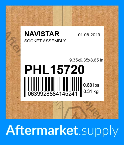 PHL15720 - SOCKET-7 PIN-SPLIT PIN-2 HOLE fits NAVISTAR | Price: $22.48