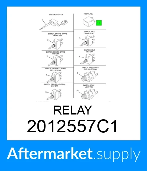 2012557C1 - RELAY fits NAVISTAR | Price: $14.00 to $26.08