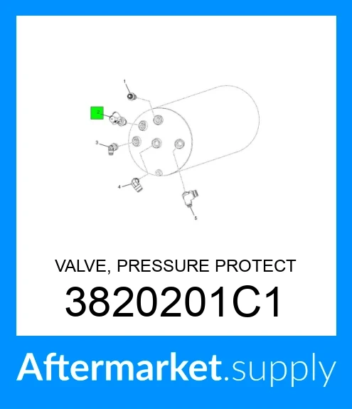 3820201C1 - VALVE, PRESSURE PROTECT fits NAVISTAR | Price: $104.92 to ...