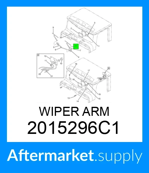 2015296C1 - WIPER ARM fits NAVISTAR